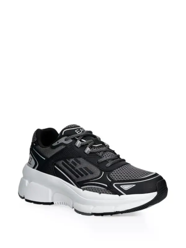 EA7 Logo Print Mesh Sneakers