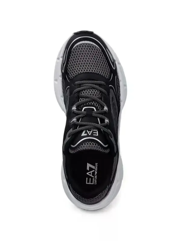 EA7 Logo Print Mesh Sneakers