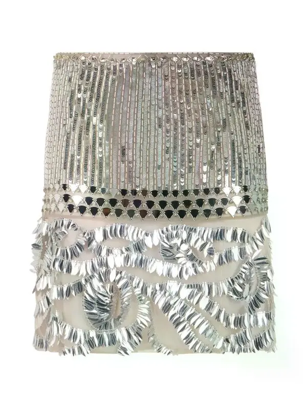 Alberta Ferretti Embellished Mini Skirt