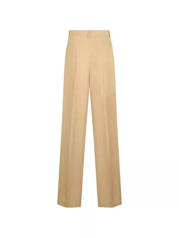 Alberta Ferretti High-waisted Pleated Trousers