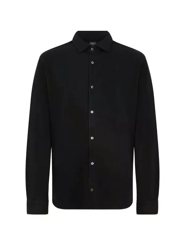 Fedeli Long-sleeve Button-down Shirt
