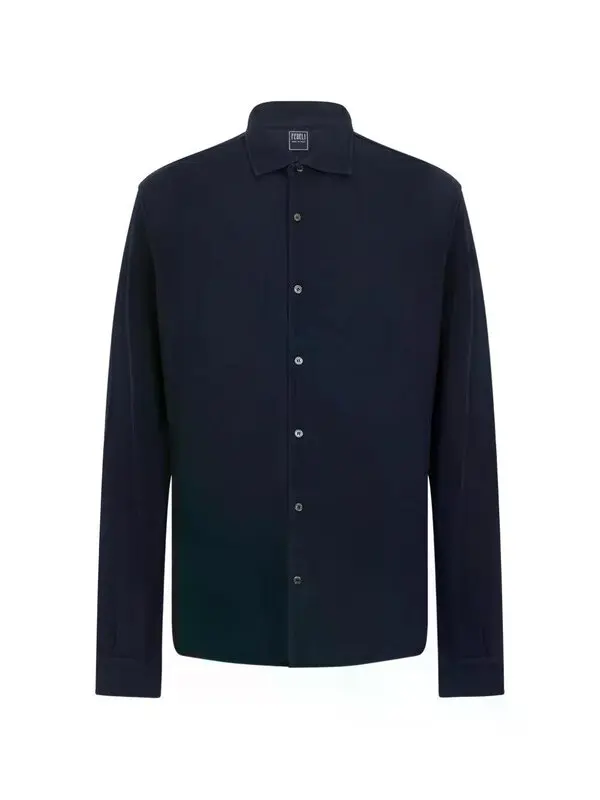 Fedeli Long-sleeved Button-up Shirt