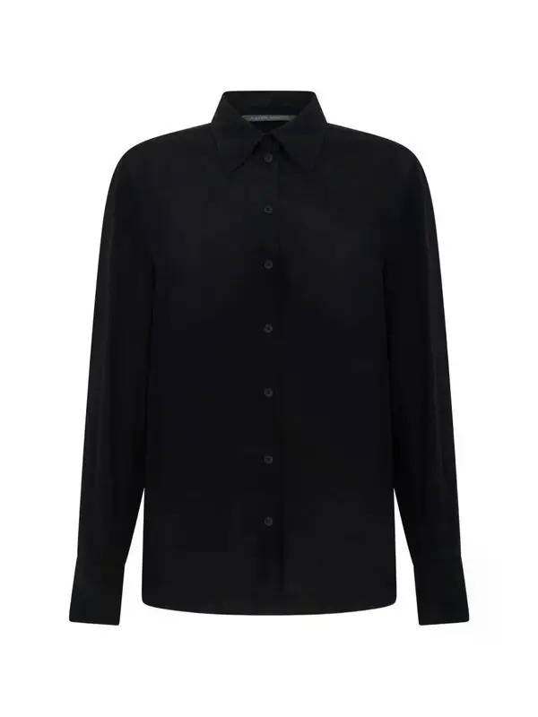Alberta Ferretti Long Sleeve Shirt - Black