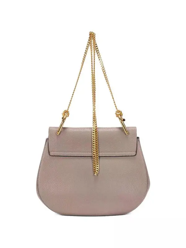 Chloé Drew Shoulder Bag - Grey