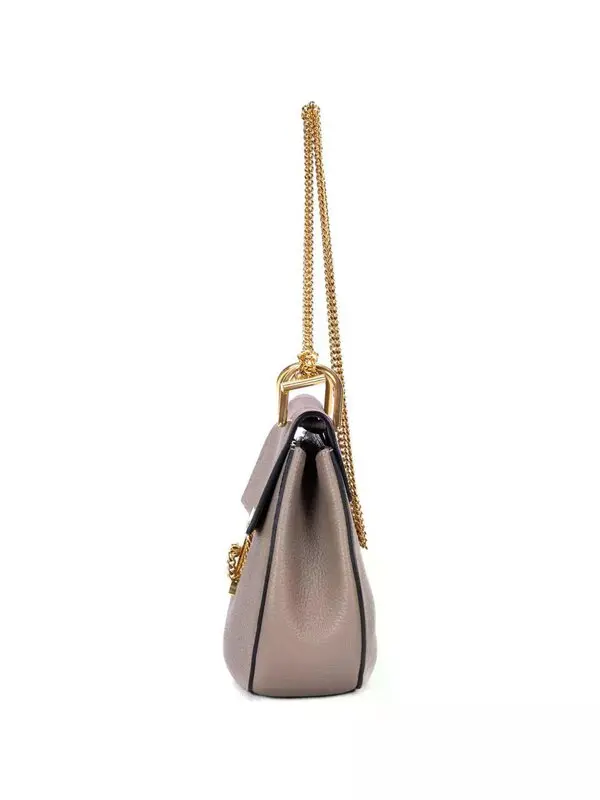 Chloé Drew Shoulder Bag - Grey