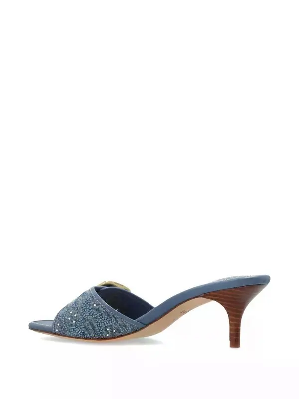 COACH Margot Buckle-detail Heeled Sandals
