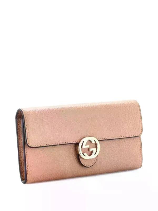 Gucci Icon Continental Wallet Leather Small Wallets