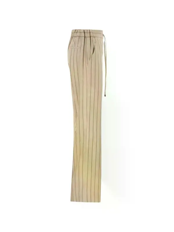 Antonelli Firenze Pinstriped Slim-fit Trousers