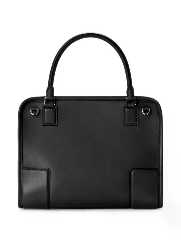 Loewe Amazona Smooth Leather Tote Bag - Black
