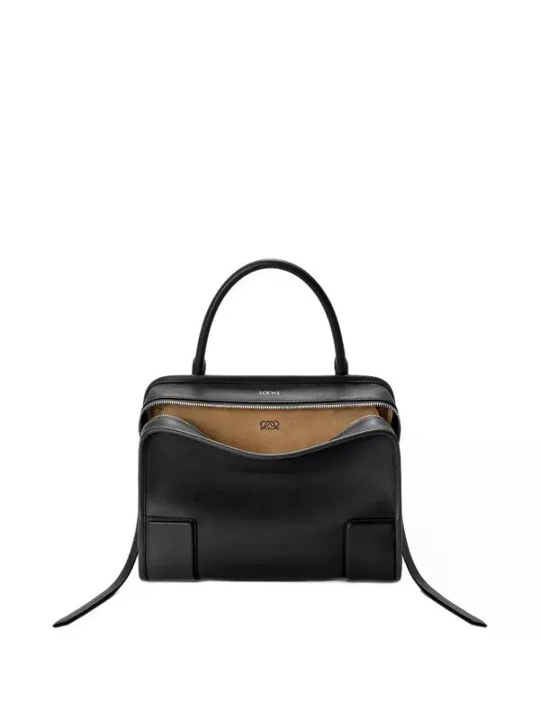Loewe Amazona Smooth Leather Tote Bag - Black