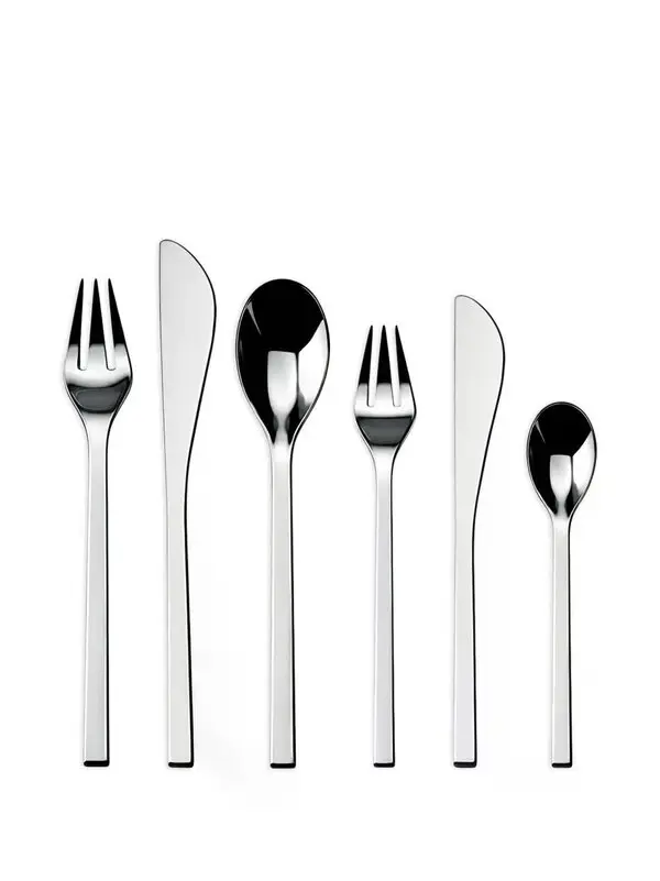 ALESSI Colombina Polished Cutlery Set - Silver