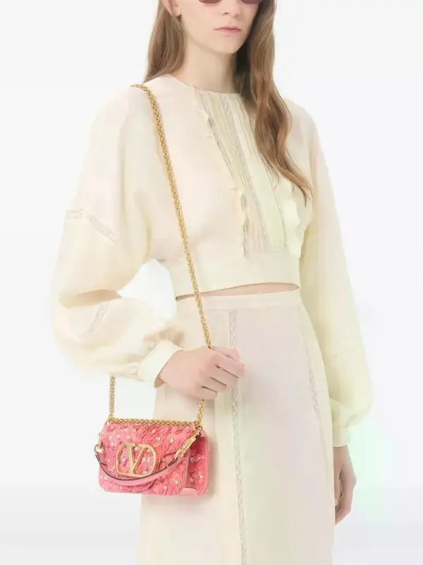 Valentino Garavani Couture Linen Top With Bow Detail