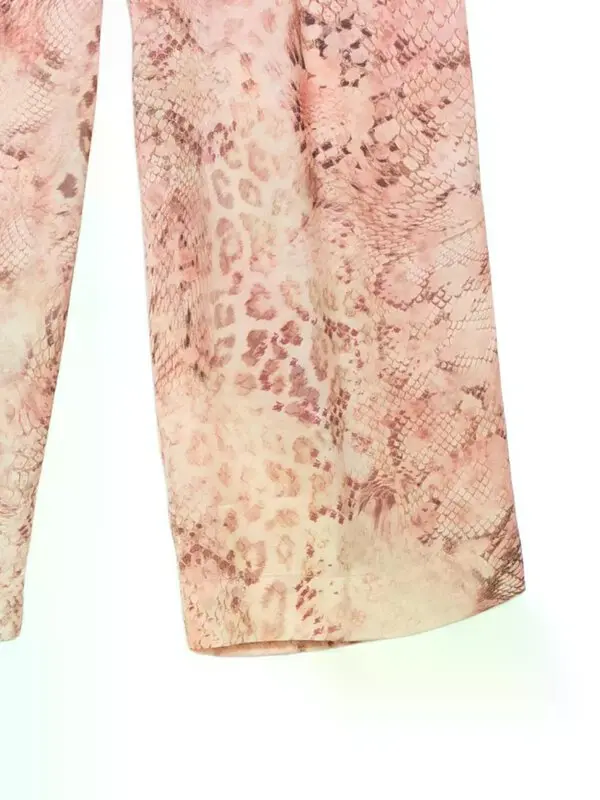 Ba&sh Carina Animal Print Trousers