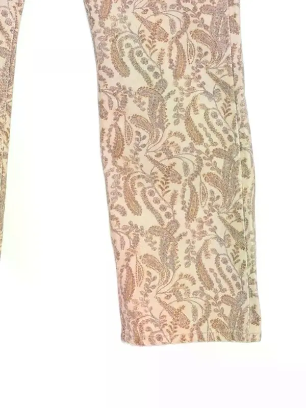 Ba&sh Tooty Paisley-print Cotton Trousers