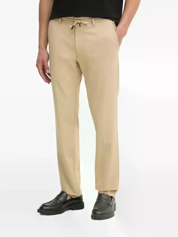 Karl Lagerfeld Drawstring Waist Trousers - Neutrals