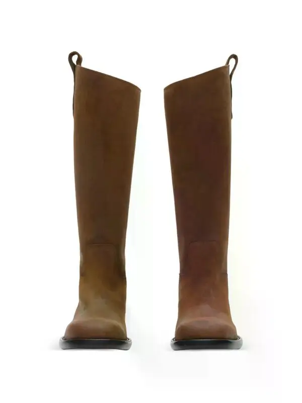 Burberry Suede Cavalier Boots