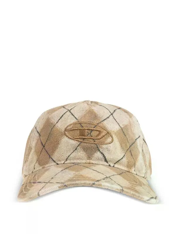 DIESEL® Argyle Check Baseball Cap