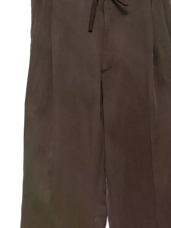Brioni Silk Drawstring Trousers