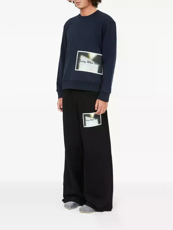 MAISON MARGIELA Patch Cotton Sweatshirt