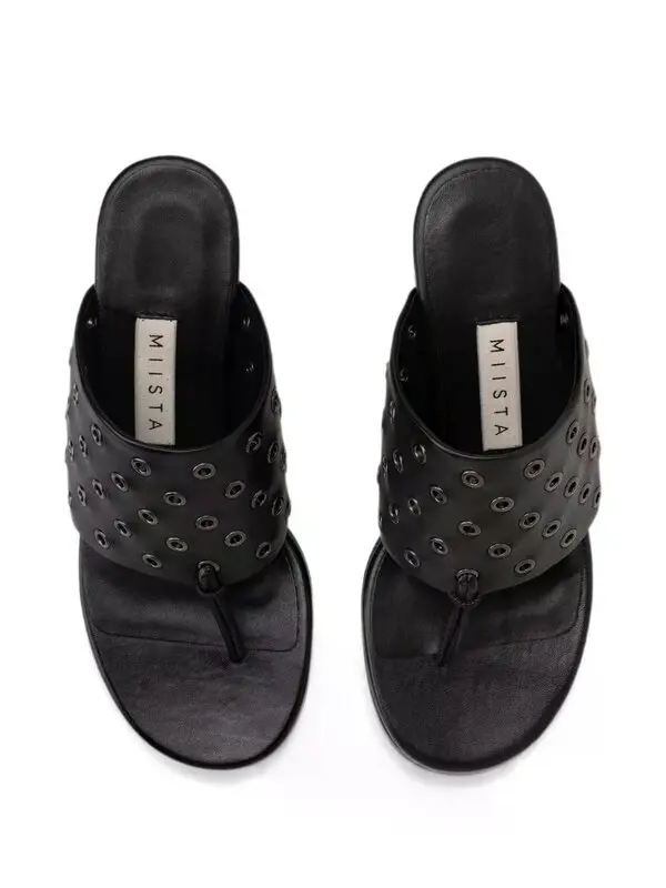 MIISTA Cedella Eyelet Embellished Sandals