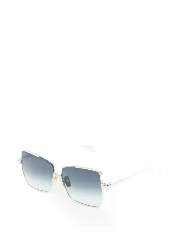 Dita Metamorphis Geometric-frame Sunglasses - Silver