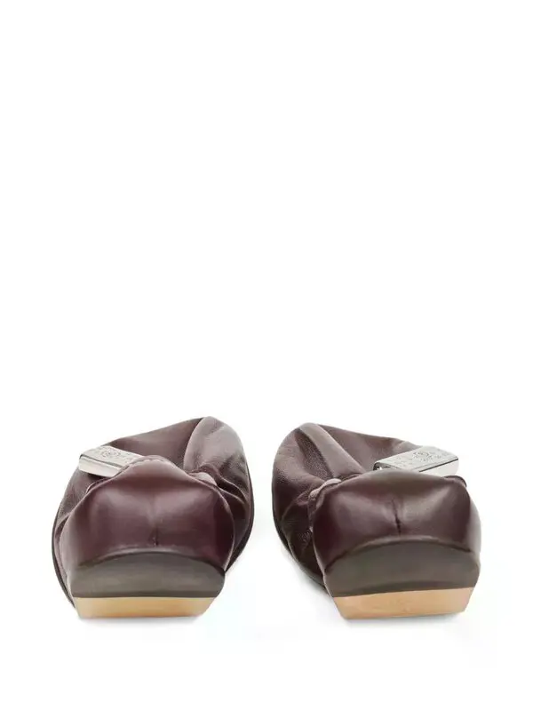 MAISON MARGIELA Anatomic Numeric-tag Ballet Flats - Brown