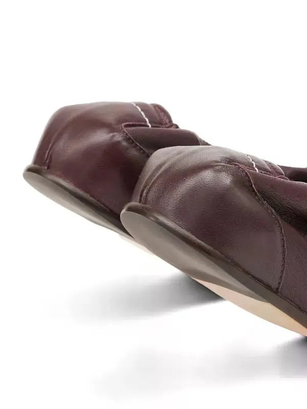 MAISON MARGIELA Anatomic Numeric-tag Ballet Flats - Brown