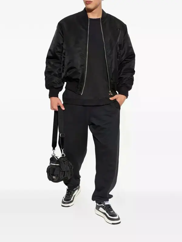 DIESEL® Crew Neck Logo Patch Sweatshirt