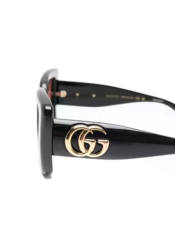 Gucci Square-frame Sunglasses - Black