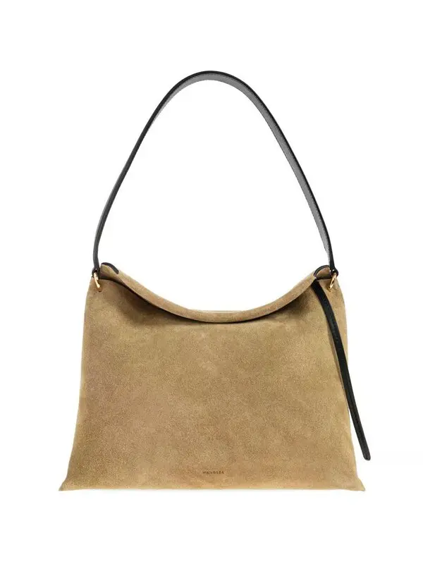 WANDLER Penelope Suede Tote Bag - Neutrals