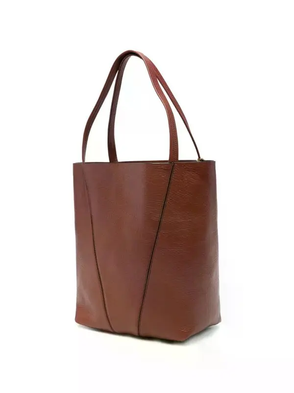 Chloé Leather Tote Bag - Brown