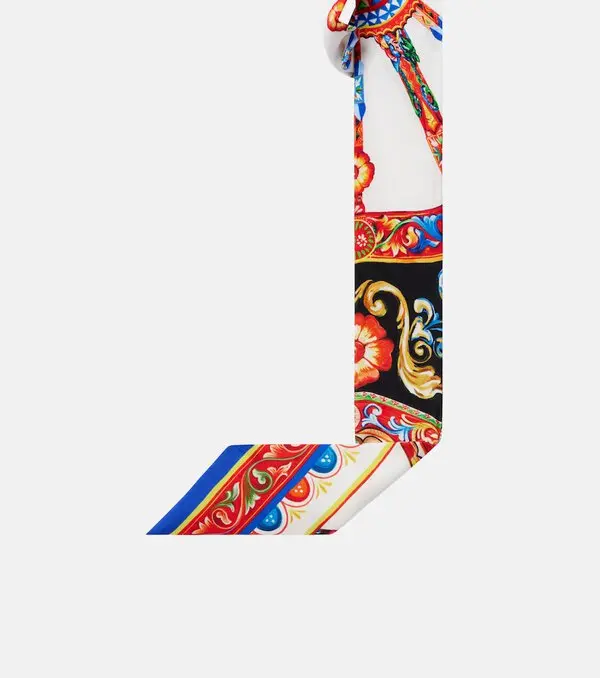 Dolce & Gabbana Carretto Silk Twill Scarf - Multicoloured