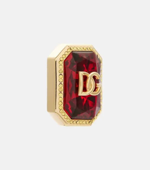 Dolce & Gabbana Embellished Clip-on Earrings