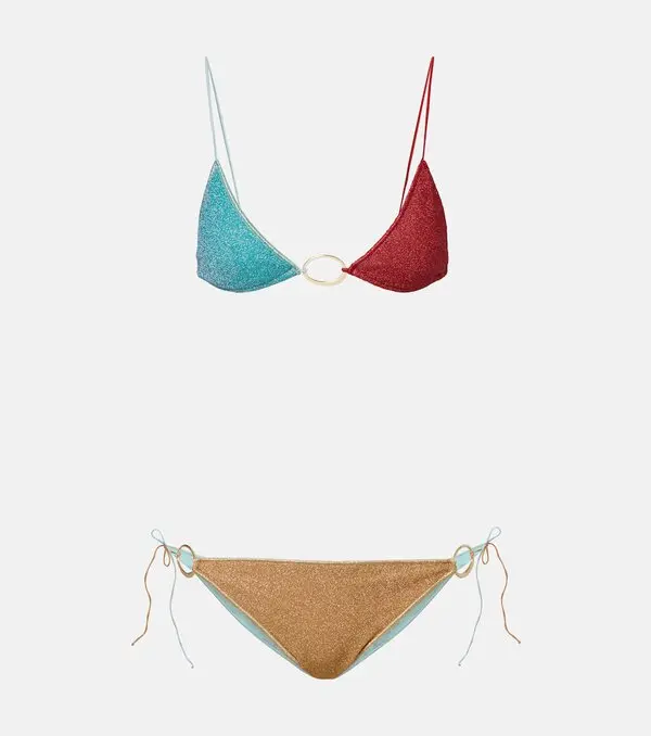 Oseree Lumiere Colorblocked Bikini - Multicoloured