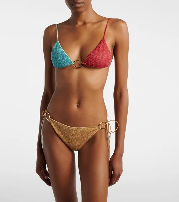 Oseree Lumiere Colorblocked Bikini