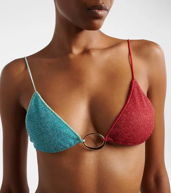 Oseree Lumiere Colorblocked Bikini