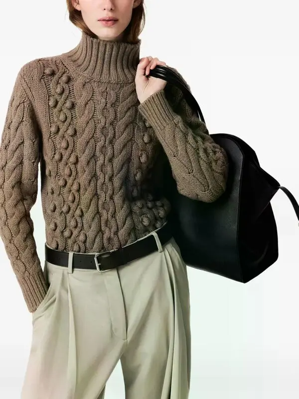 Stella McCartney Cable-knit Bobble-detail Sweater