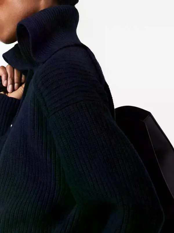 Stella McCartney Ribbed Knit Button-up Sweater