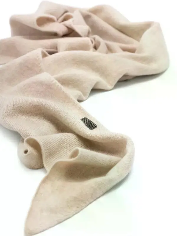Brunello Cucinelli Monili-embellished Cashmere Scarf