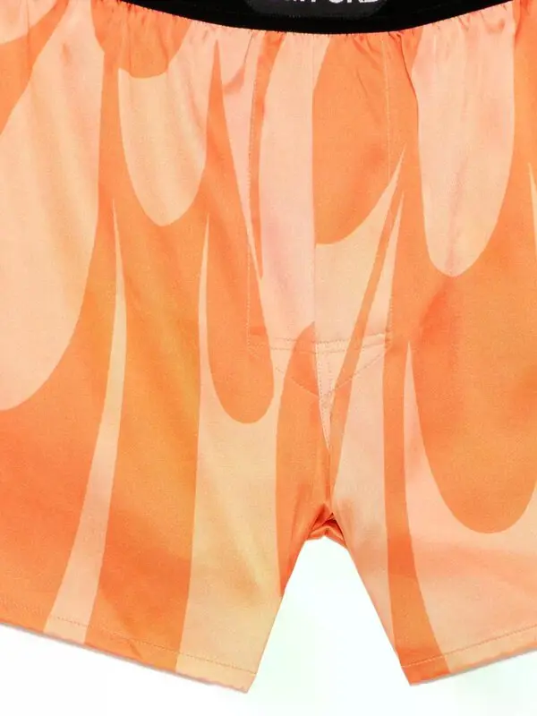 TOM FORD Abstract-print Silk-blend Boxers