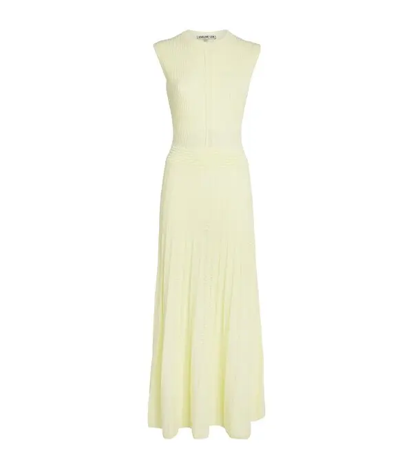 EDELINE LEE Knitted Sleeveless Maxi Dress - Yellow