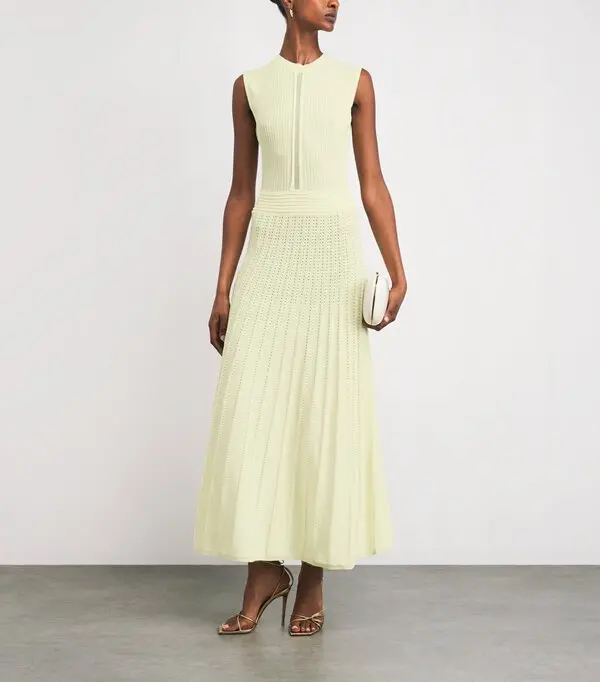EDELINE LEE Knitted Sleeveless Maxi Dress
