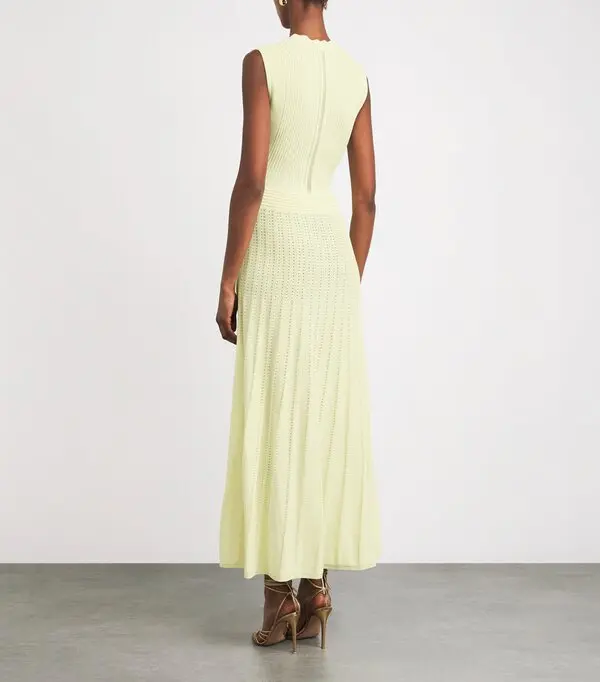 EDELINE LEE Knitted Sleeveless Maxi Dress