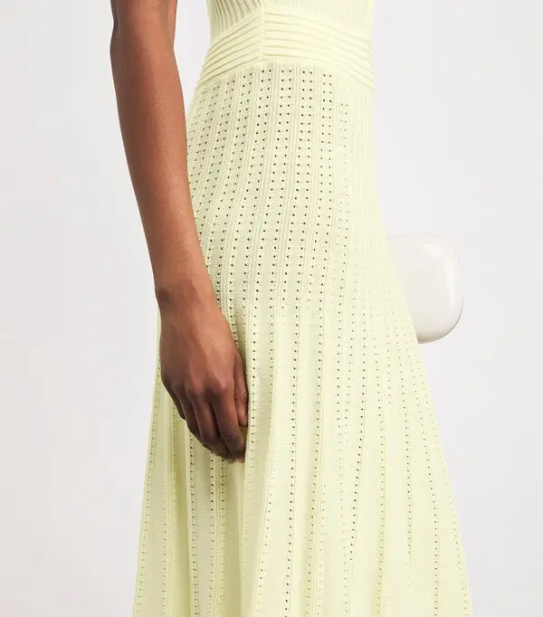 EDELINE LEE Knitted Sleeveless Maxi Dress