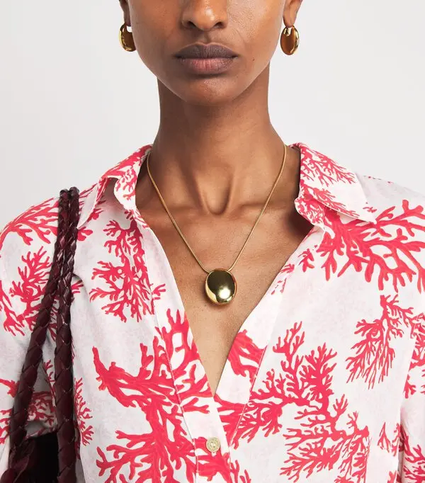 Heidi Klein Silk Scala Maxi Shirt Dress