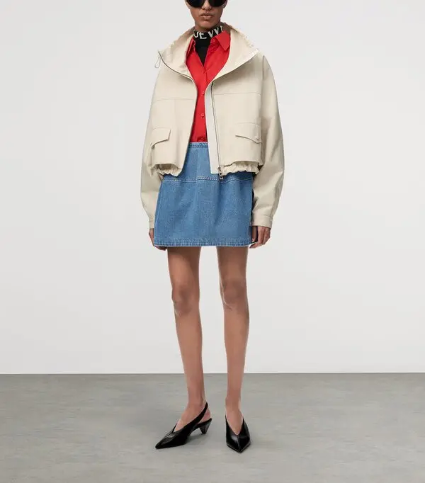Loewe Balloon Denim Mini Skirt