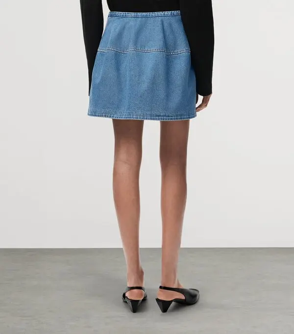 Loewe Balloon Denim Mini Skirt