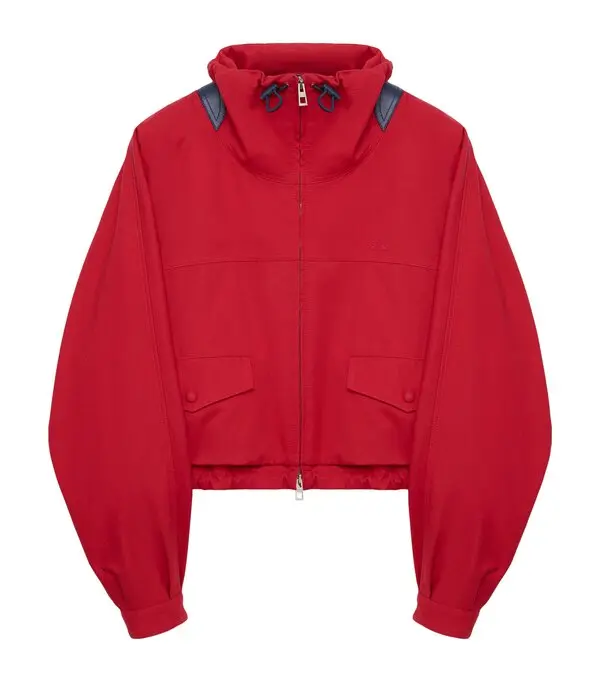 Loewe Cotton-silk Bomber Jacket