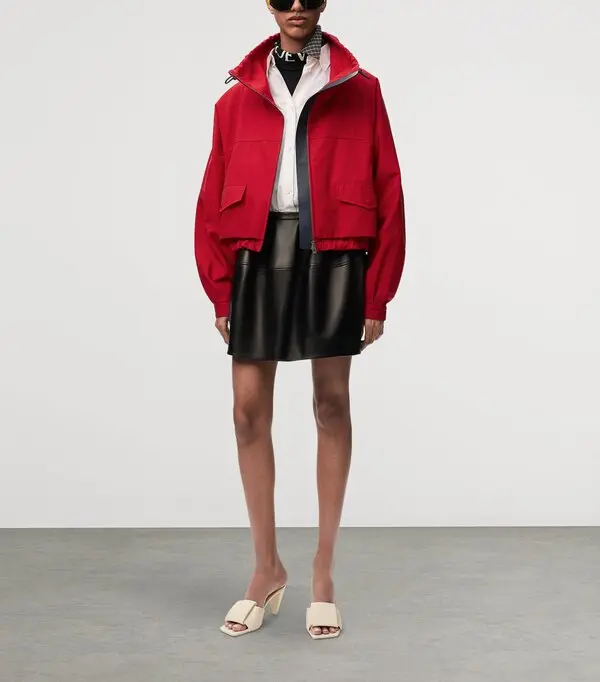 Loewe Cotton-silk Bomber Jacket
