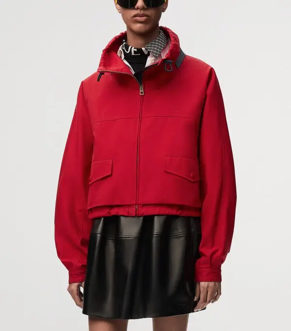 Loewe Cotton-silk Bomber Jacket